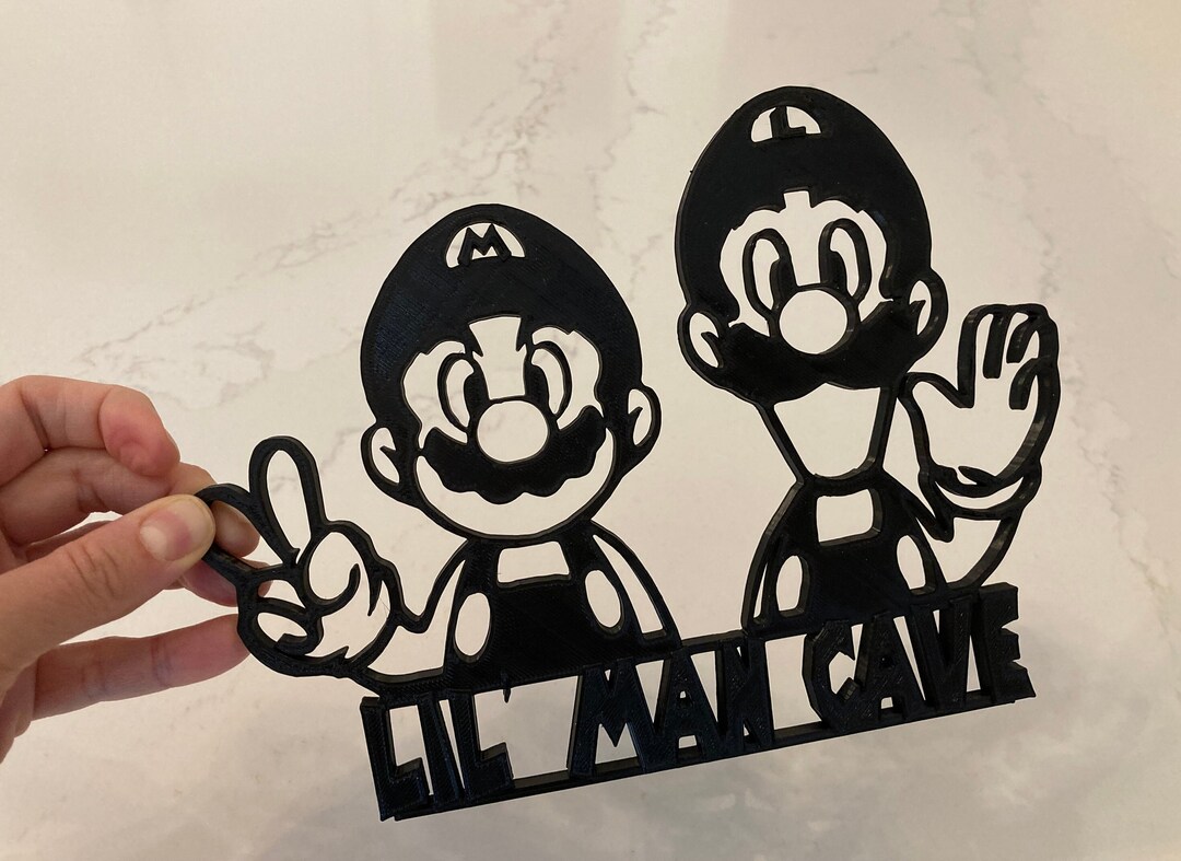 Super Mario Wall Decor/ Mario and Luigi Sign/ Mario and Luigi - Etsy