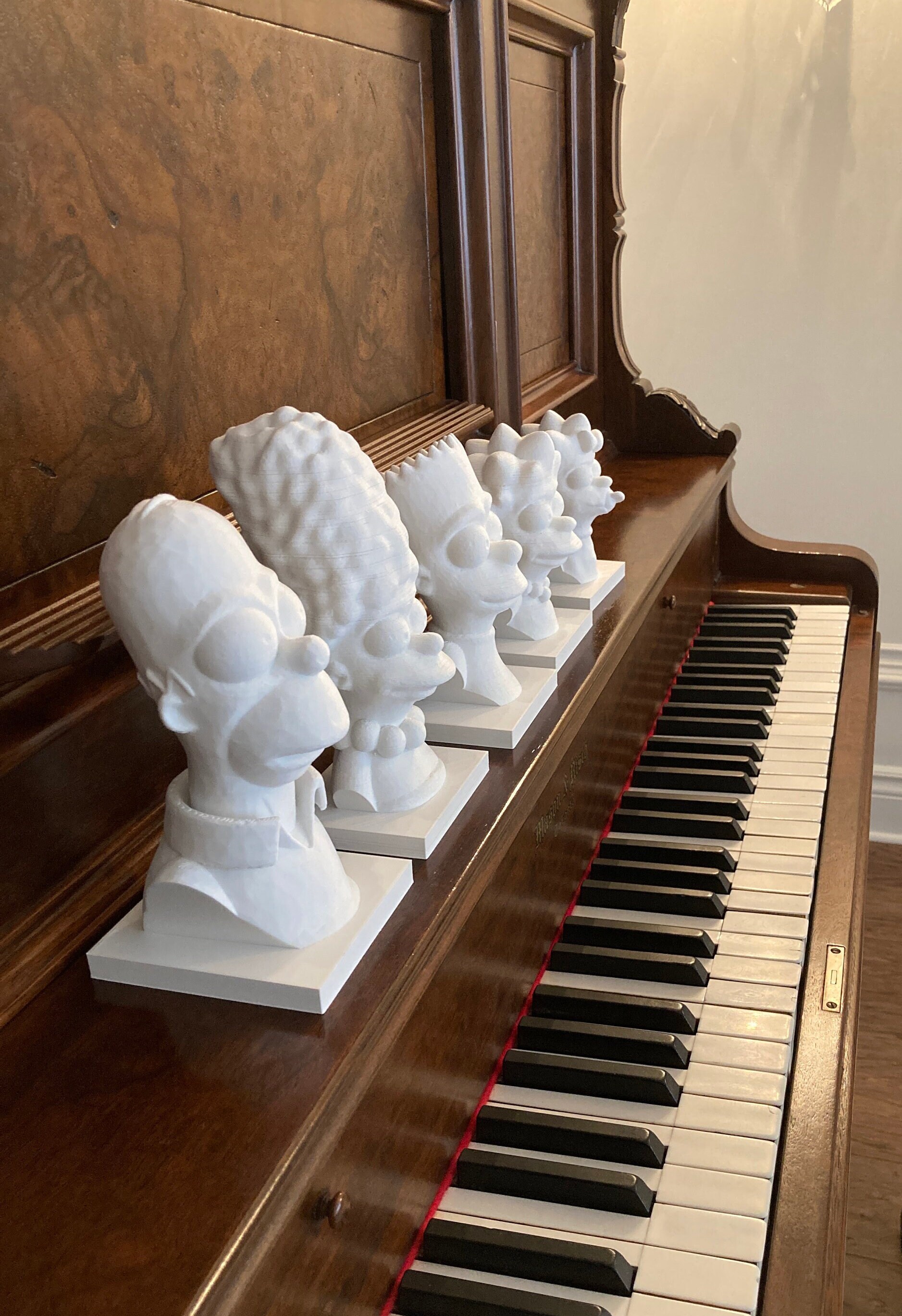 The Simpsons/ Homer/ Marge/ Bart/ Lisa/ Maggie/ the Simpsons Busts/ the ...