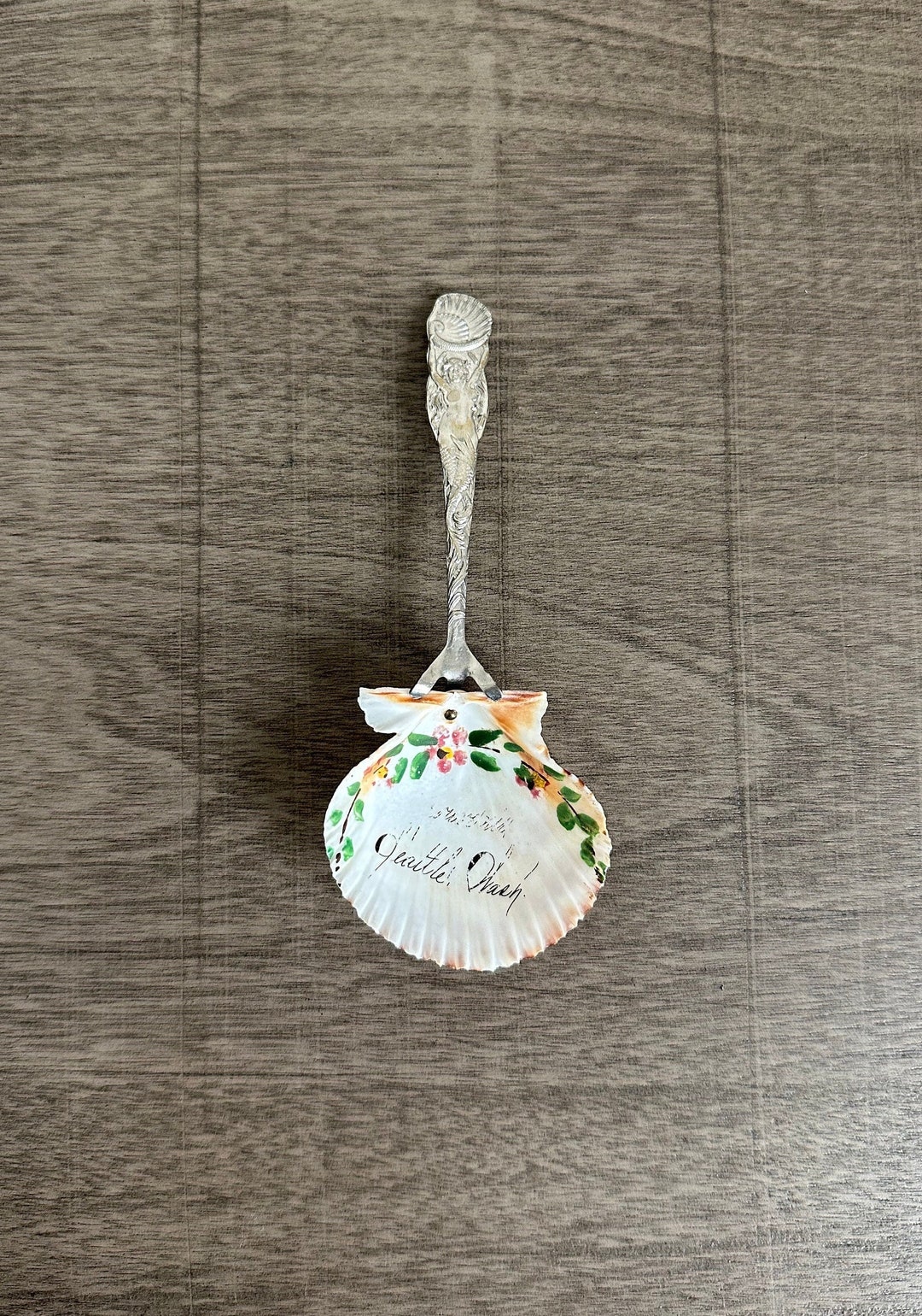 Vintage US Sterling Co. Seattle Mermaid Shell Souvenir Spoon - Etsy