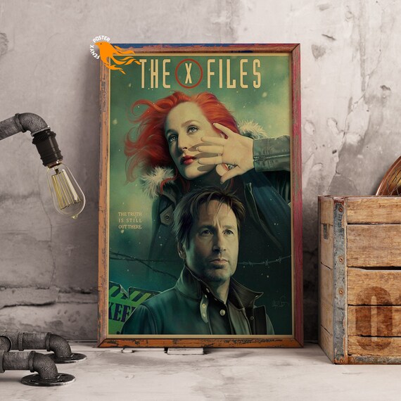 The X-files Retro Poster Kraft Paper Print Tv Series Wall - Etsy