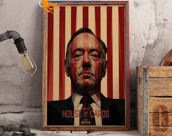 House of Card Poster - Etsy