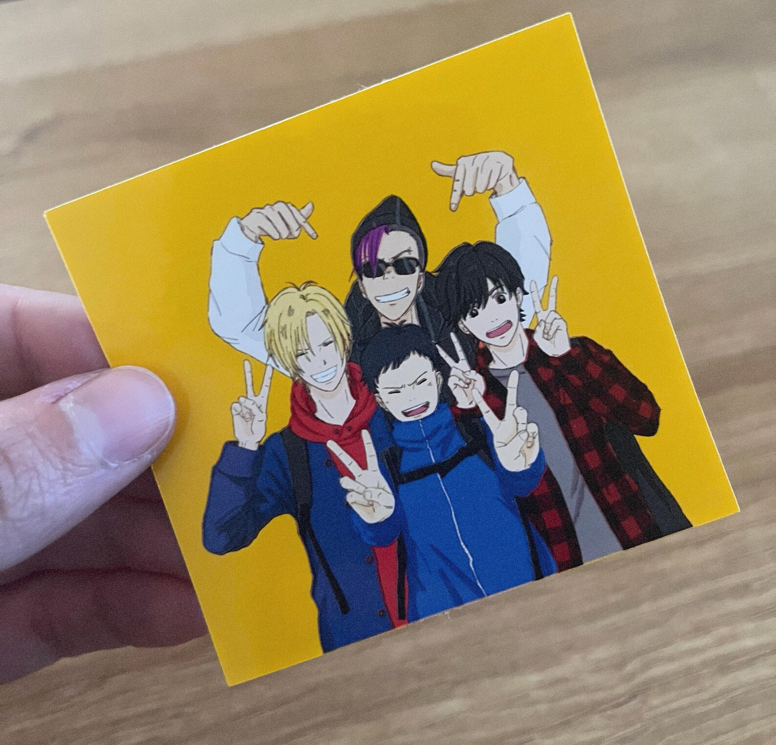 Banana Fish Sticker Set - Etsy