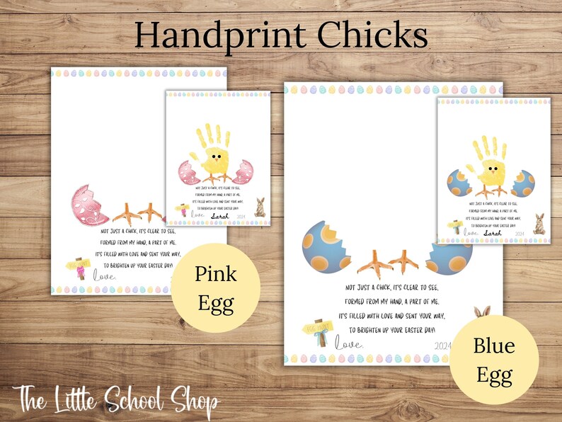 Easter Handprint Art, Handprint Art, Easter Footprint Art, Easter Chick ...