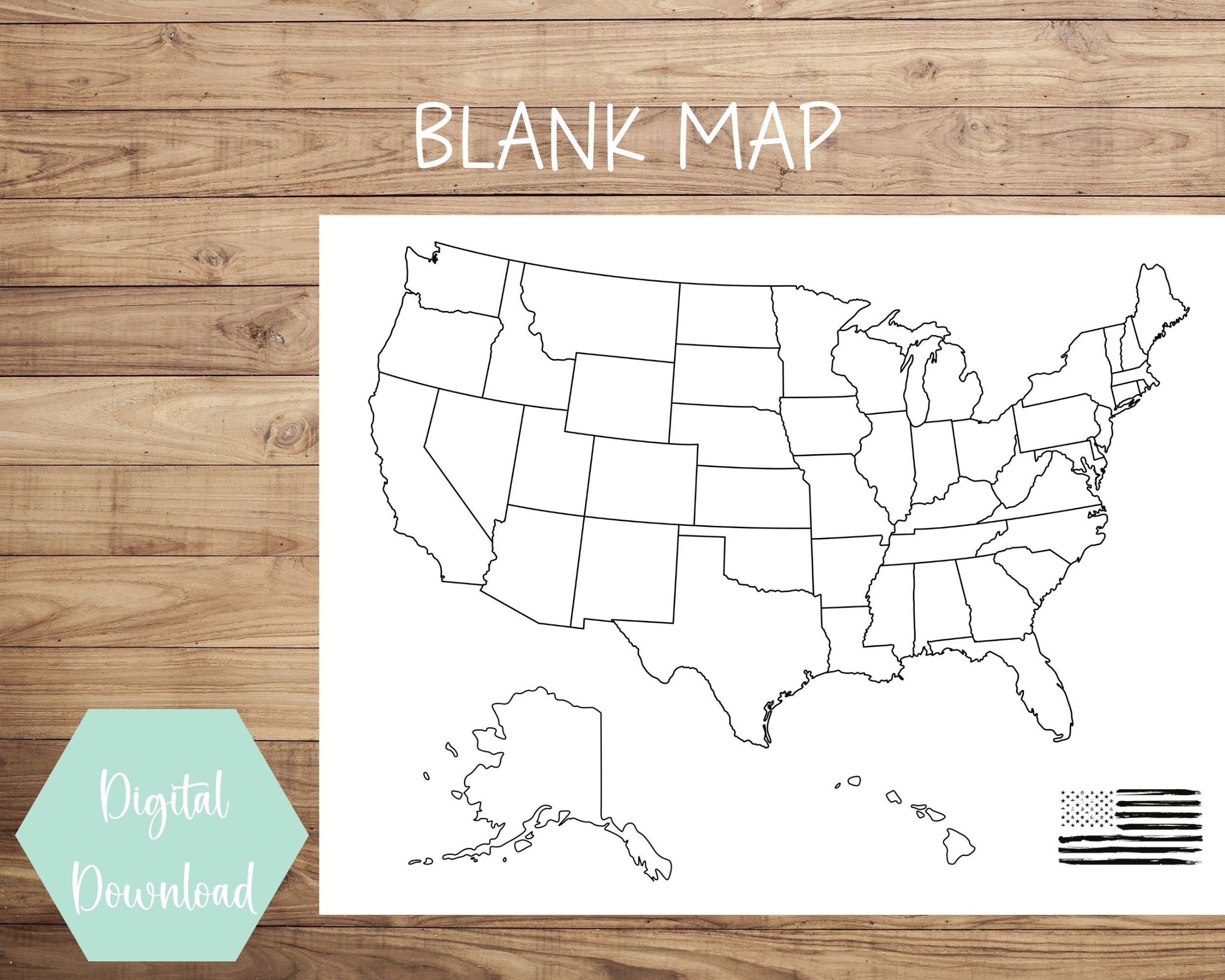 United States Map Pdf, US Map Printable, USA US Sales Map, Travel ...