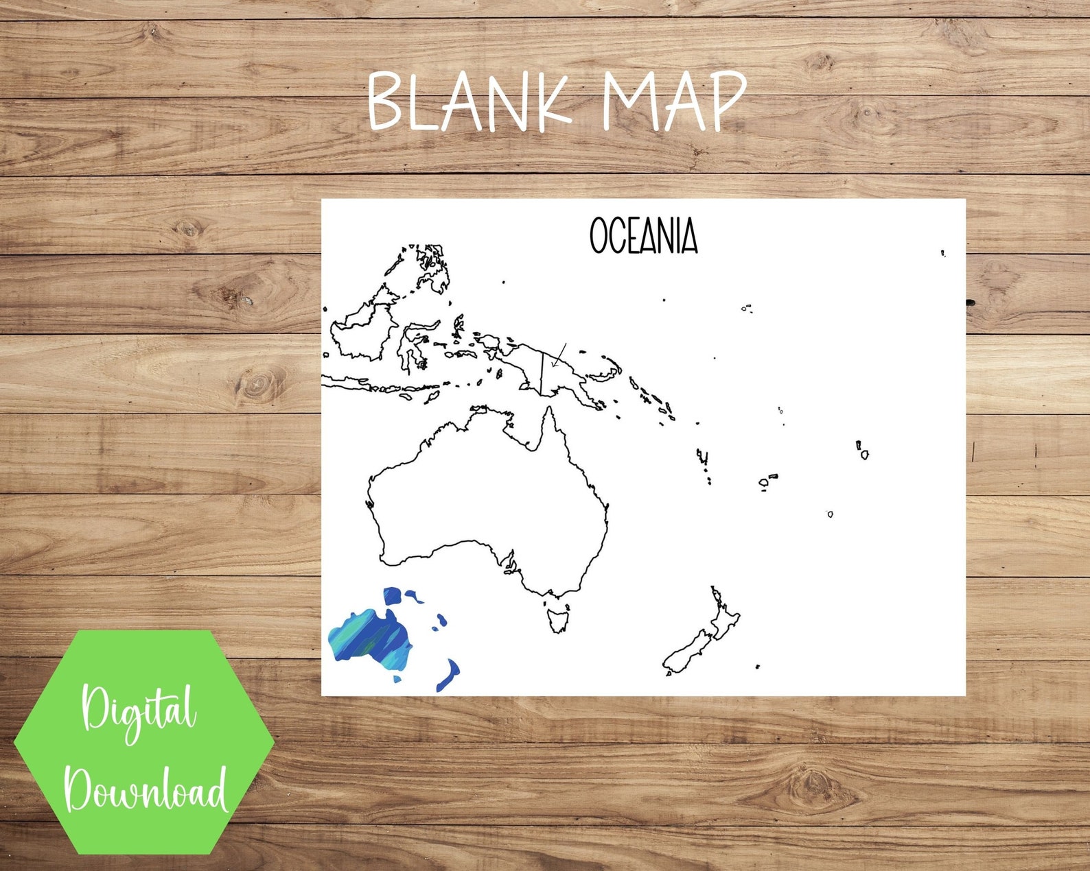 Oceania Map, Map of Oceania, Printable Oceania Map Printable Sales Map ...