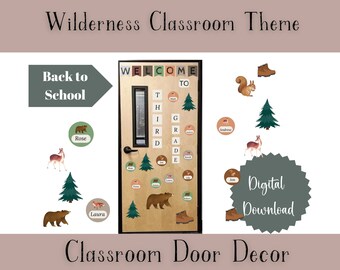 WOODLAND ALPHABET POSTERS Printable Woodland Theme Alphabet - Etsy