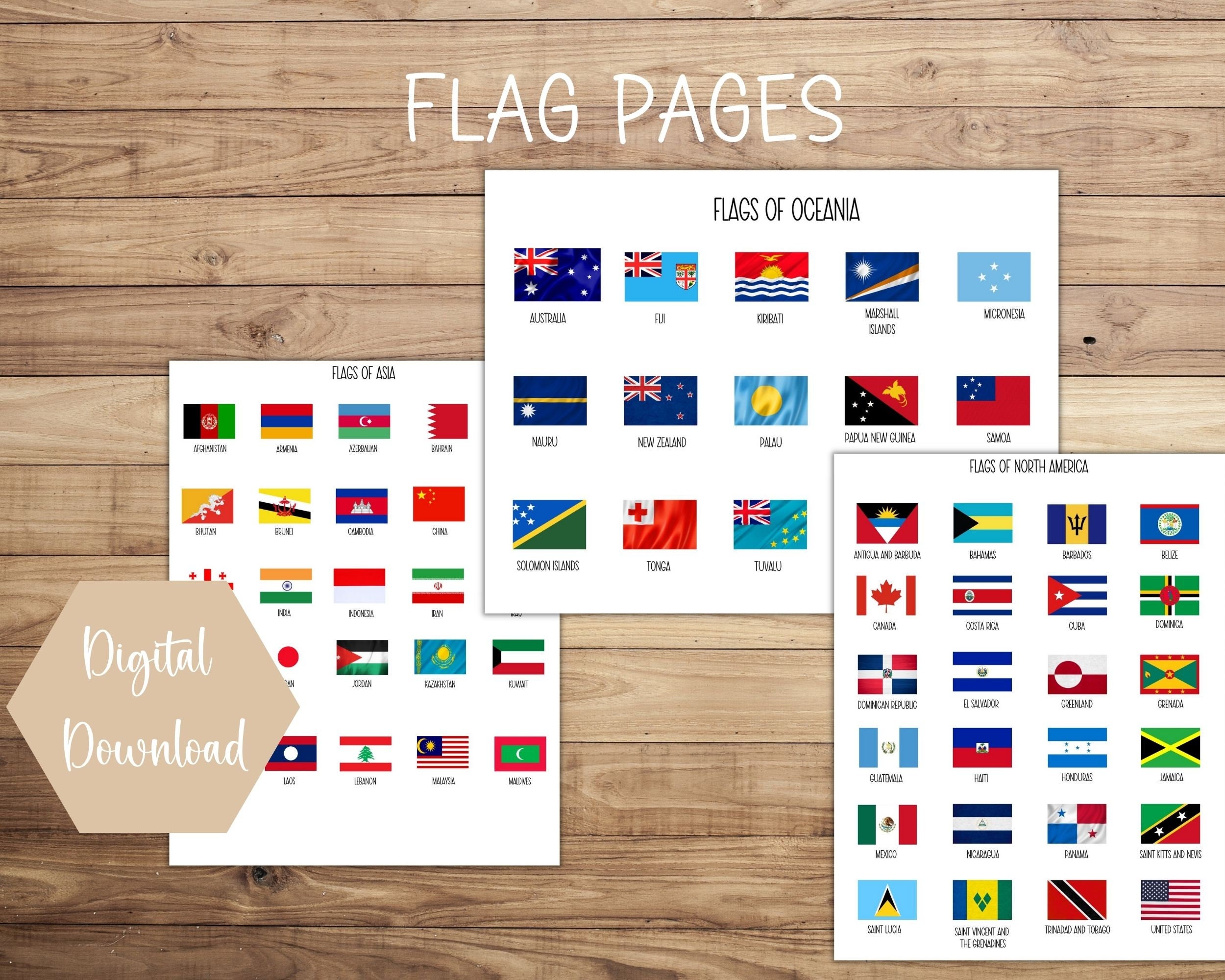 7 Continent PDF Map Bundle, Printable Map Bundle, Travel Tracker, Etsy ...