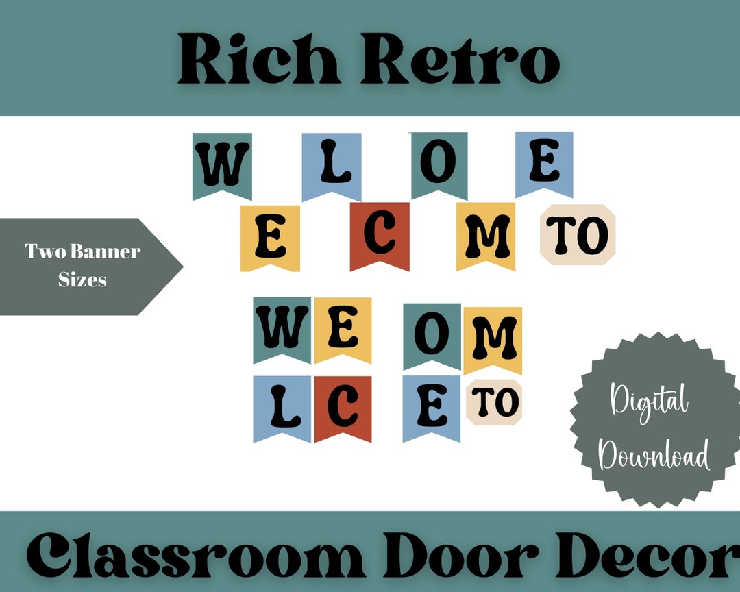 Custom Classroom, Retro Groovy Theme, Classroom Decorations, Student ...