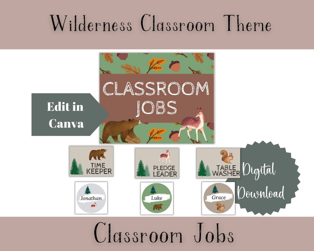 Classroom Jobs Board, Classroom Decorations, Teacher Printables ...