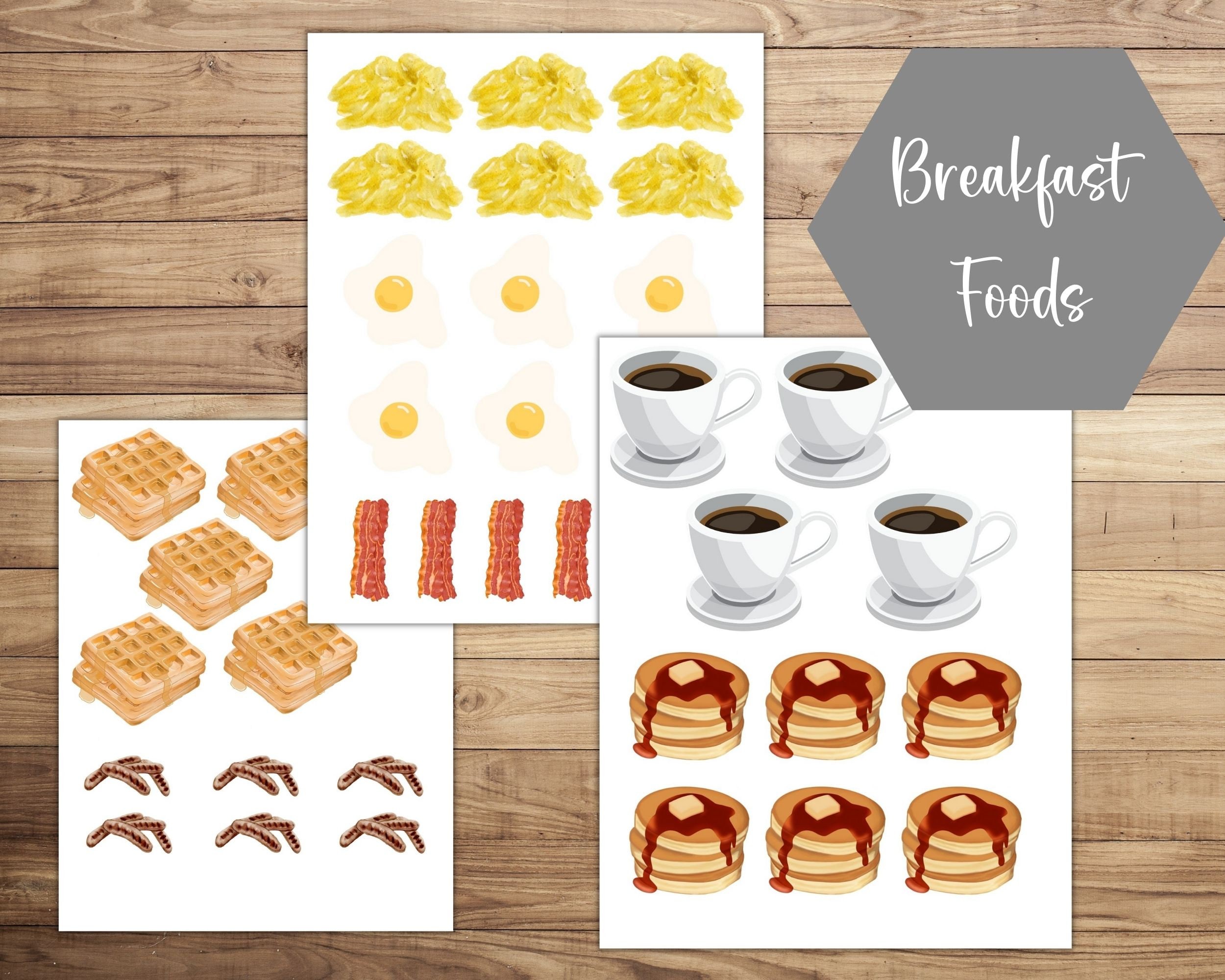 Diner Pretend Play, Pretend Play Food, Preschool Printable ...