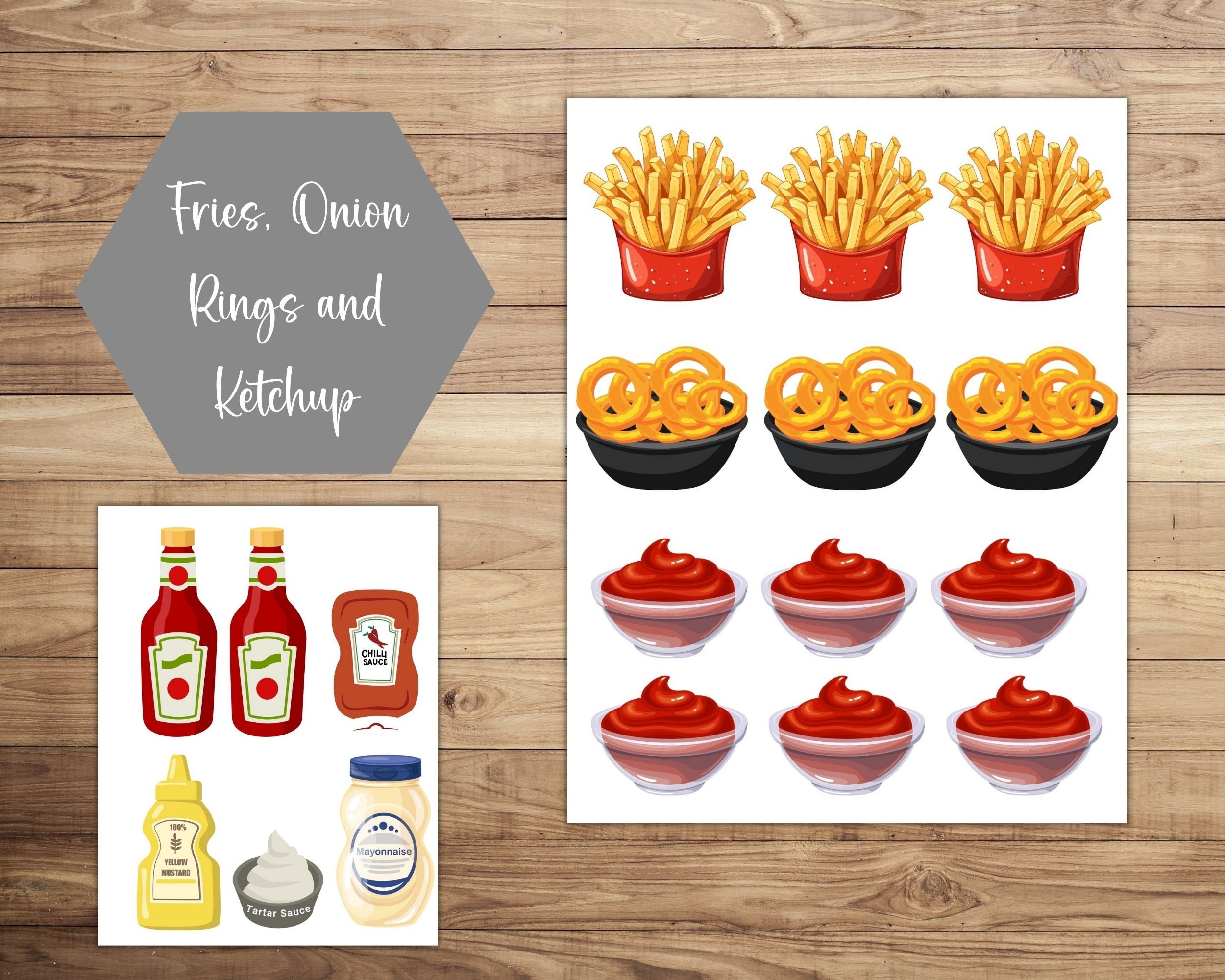 Diner Pretend Play, Pretend Play Food, Preschool Printable ...