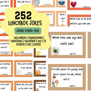 Printable Lunchbox Jokes for Boys and Girls, Joke of the Day, Back to ...