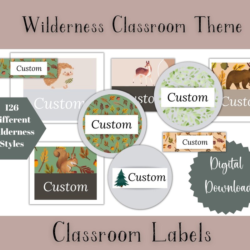 Woodland Classroom Theme - Etsy