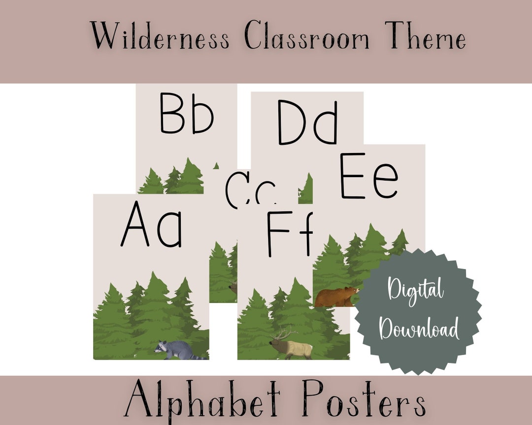 Alphabet Posters, Classroom Decorations, Teacher Printables, Editable ...