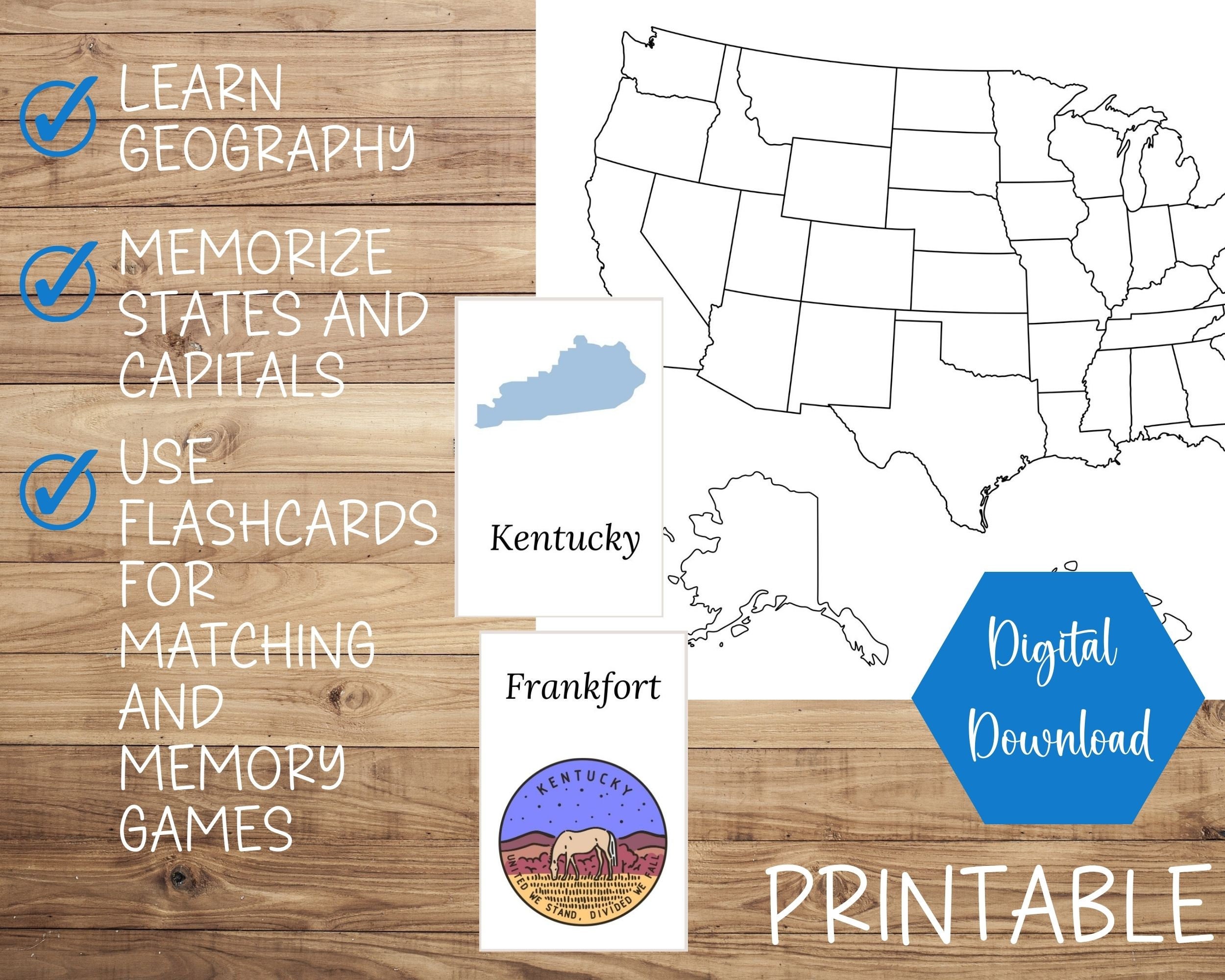 United States Map Printable US Map Printable USA US Sales Map, Travel ...