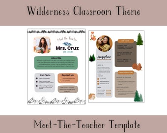 Meet the Teacher Letter Template Editable - Etsy