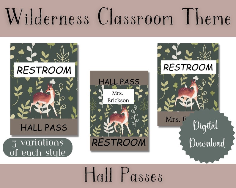 Custom Classroom Wilderness Theme Classroom Decorations - Etsy