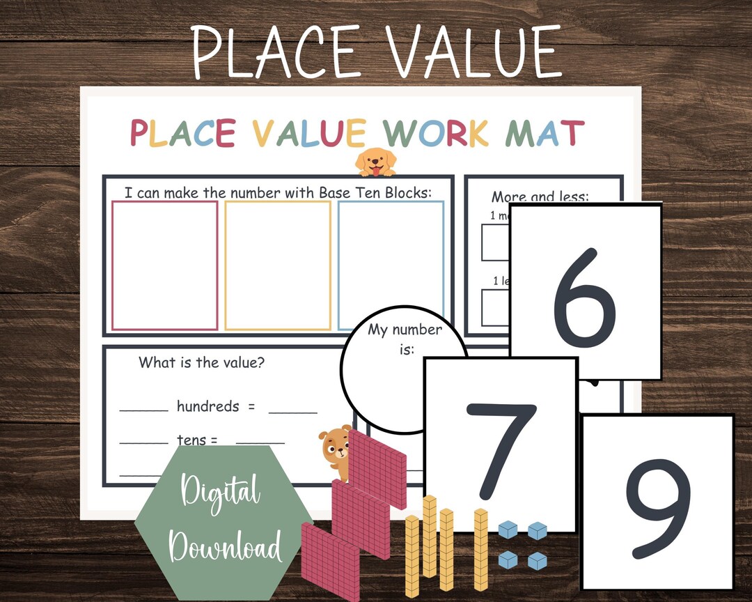 Place Value Activity Set Printable Math Activity Homeschool Math ...