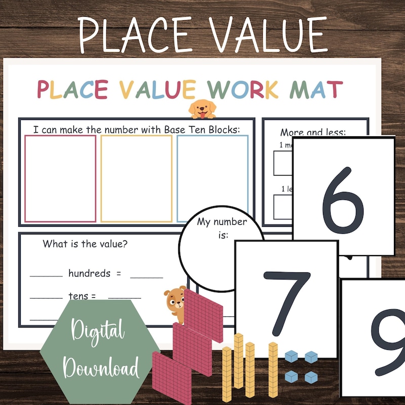 Math Manipulatives Set - Etsy