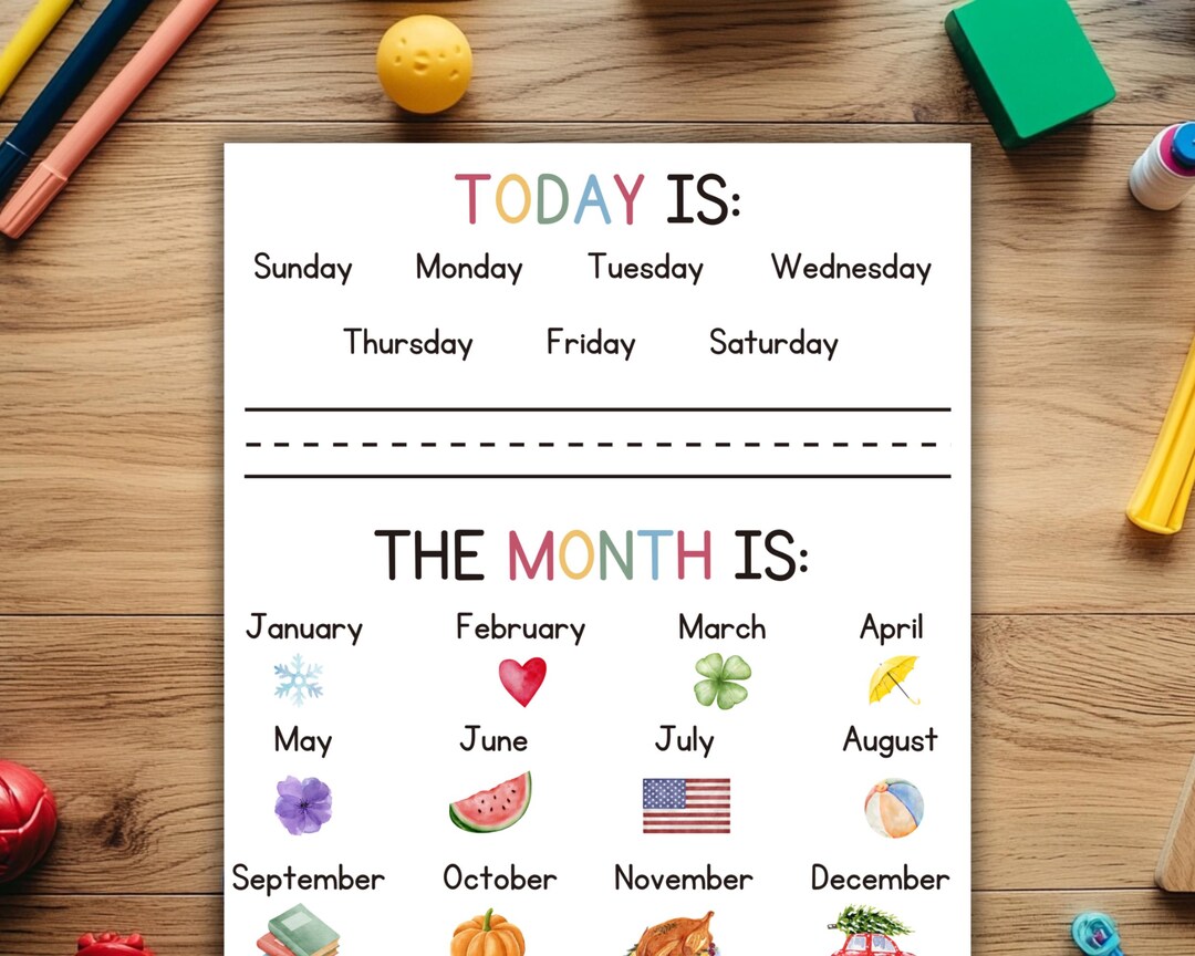 Preschool Morning Menu for Kindergarten Activities Daily Homeschool ...