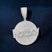 Iced Out Customizable Two Tone Disc Name Pendant Hip Hop - Etsy
