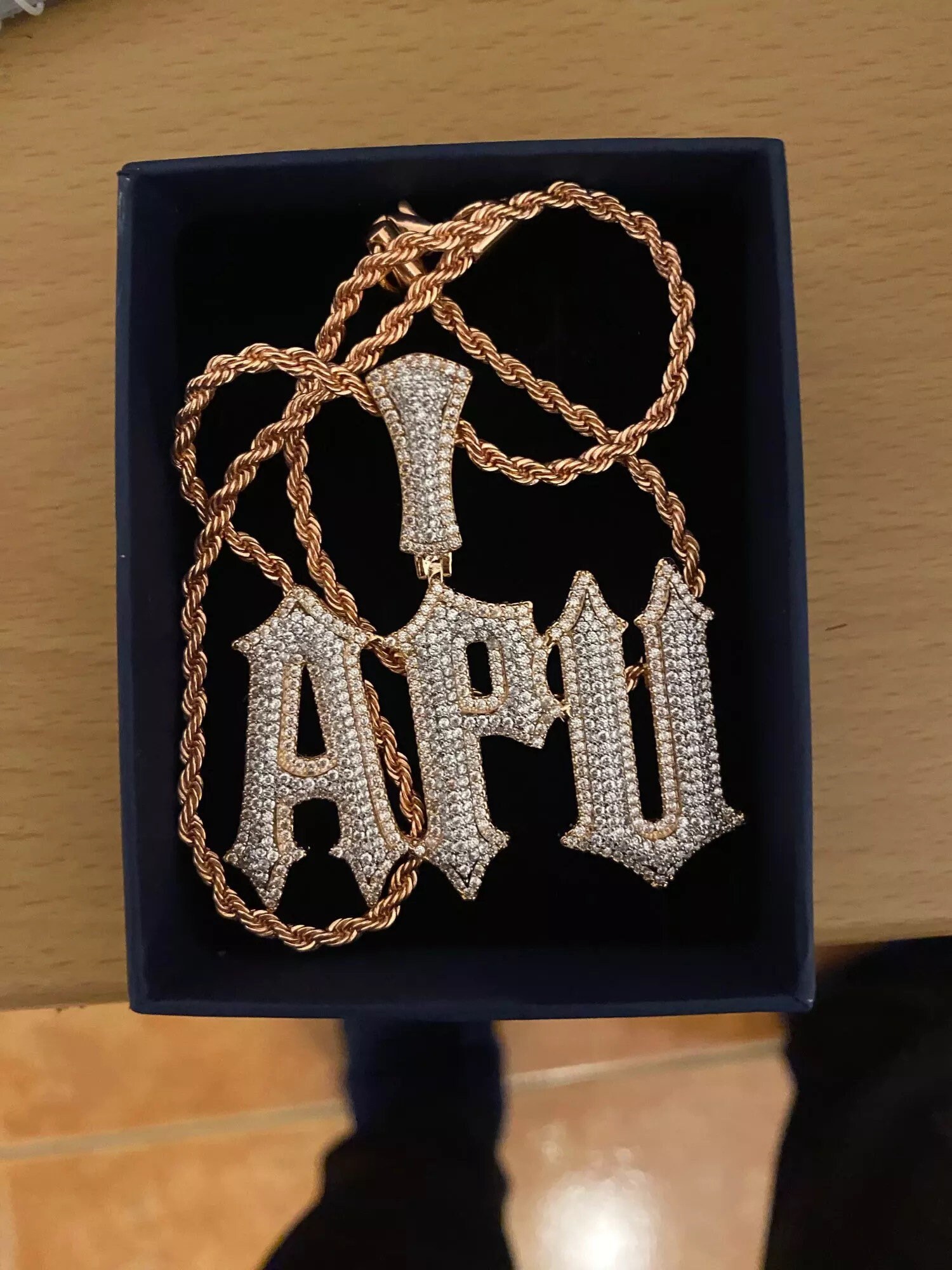 Iced Out Customizable Name Pendant With Iced Out Bail Hip - Etsy