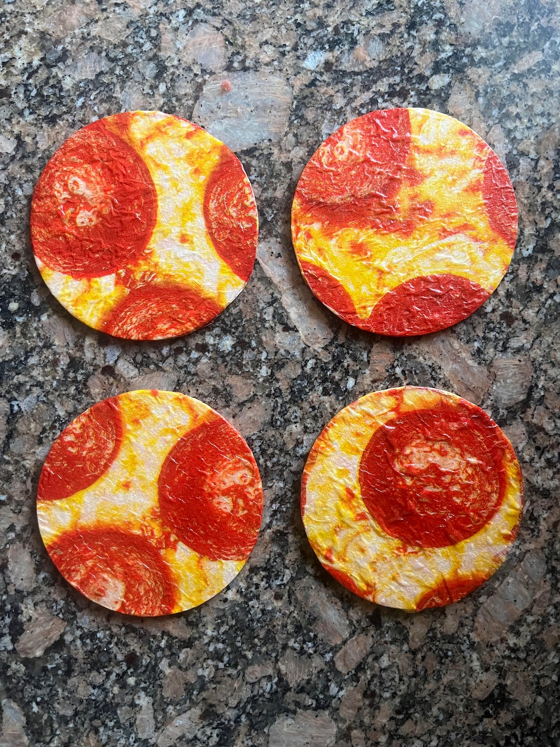 Pizza Coaster - Etsy