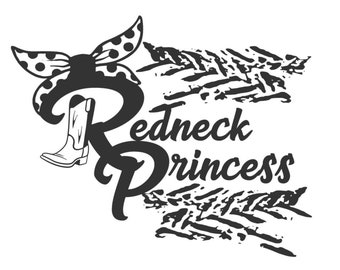 Redneck Princess - JPEG, PNG, SVG - Etsy