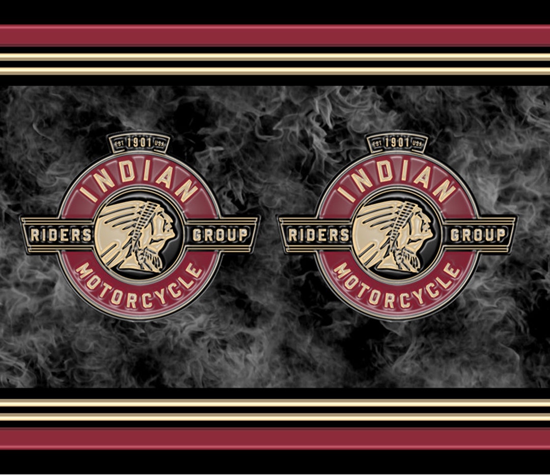 Indian Motorcycle 20oz Skinny/straight Tumbler Wrap - PNG, JPG ...