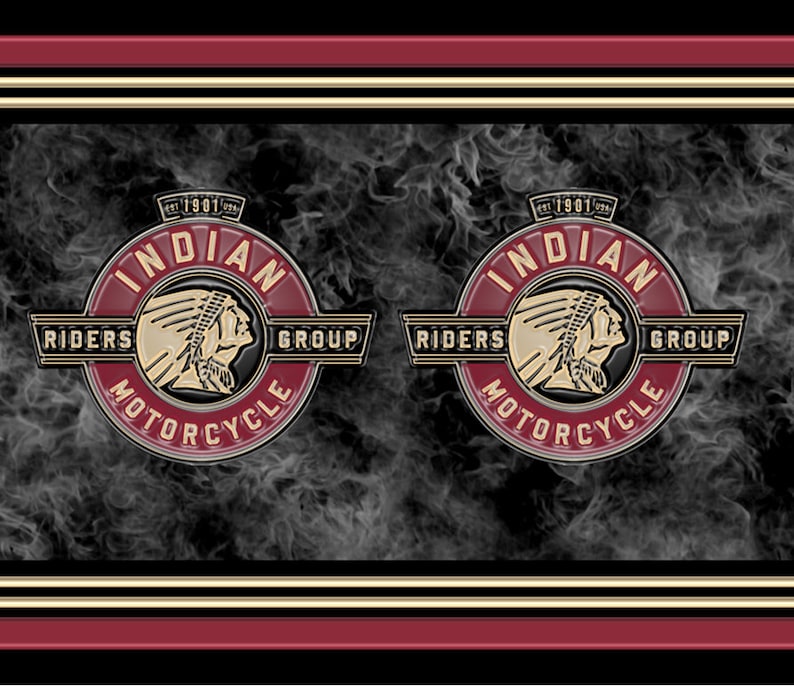 Indian Motorcycle 20oz Skinny/straight Tumbler Wrap - PNG, JPG ...