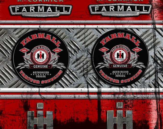 Mccormick Farmall IH 20oz Skinny/straight Tumbler Wrap - PNG, JPEG ...