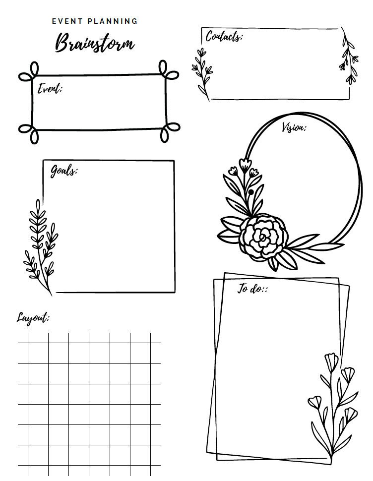 Event Planner - Etsy