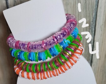 Stretchy Rubber Band Key Chains - Etsy