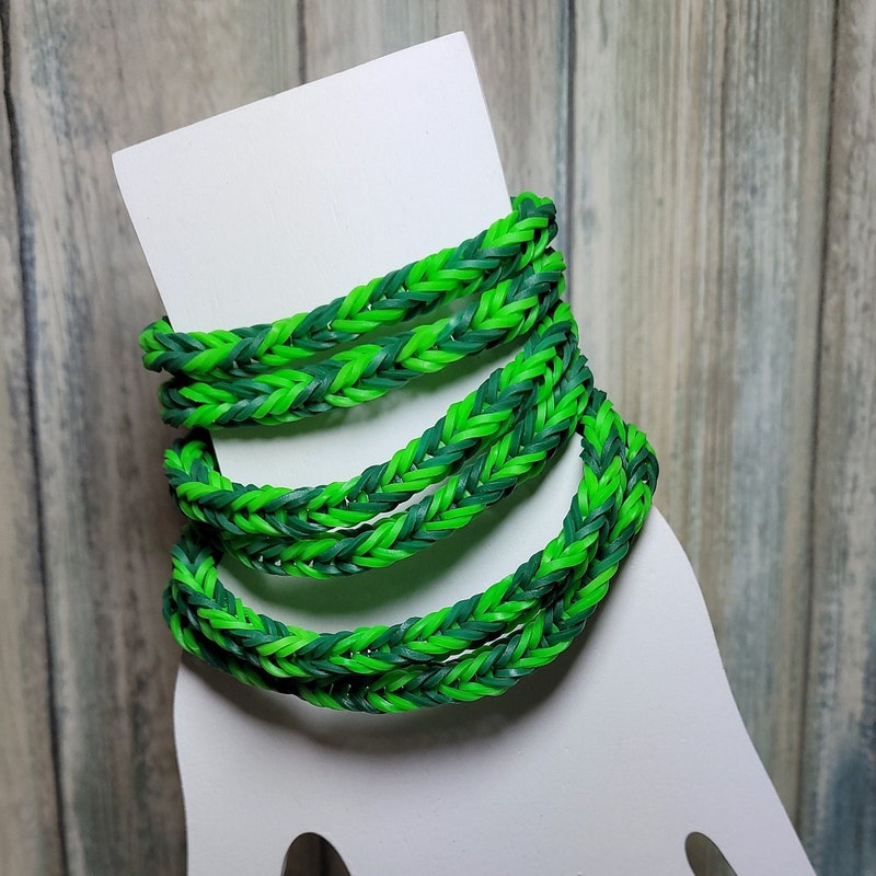 Green Rubber Bands - Etsy