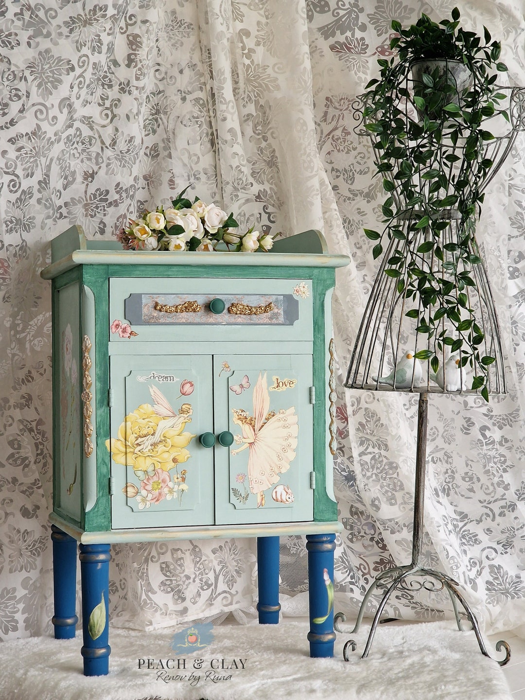 A Cupboard for a Little Girl. L X W X D 70 Cms X 45 Cms X 35 Cms - Etsy