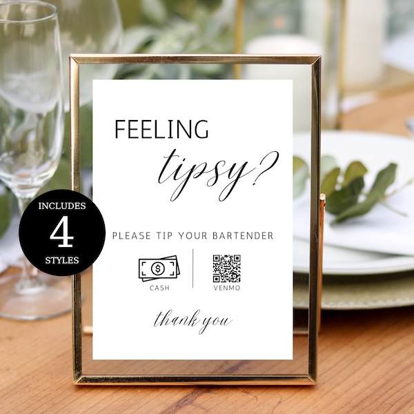 Wedding Venmo Bar Sign - Etsy