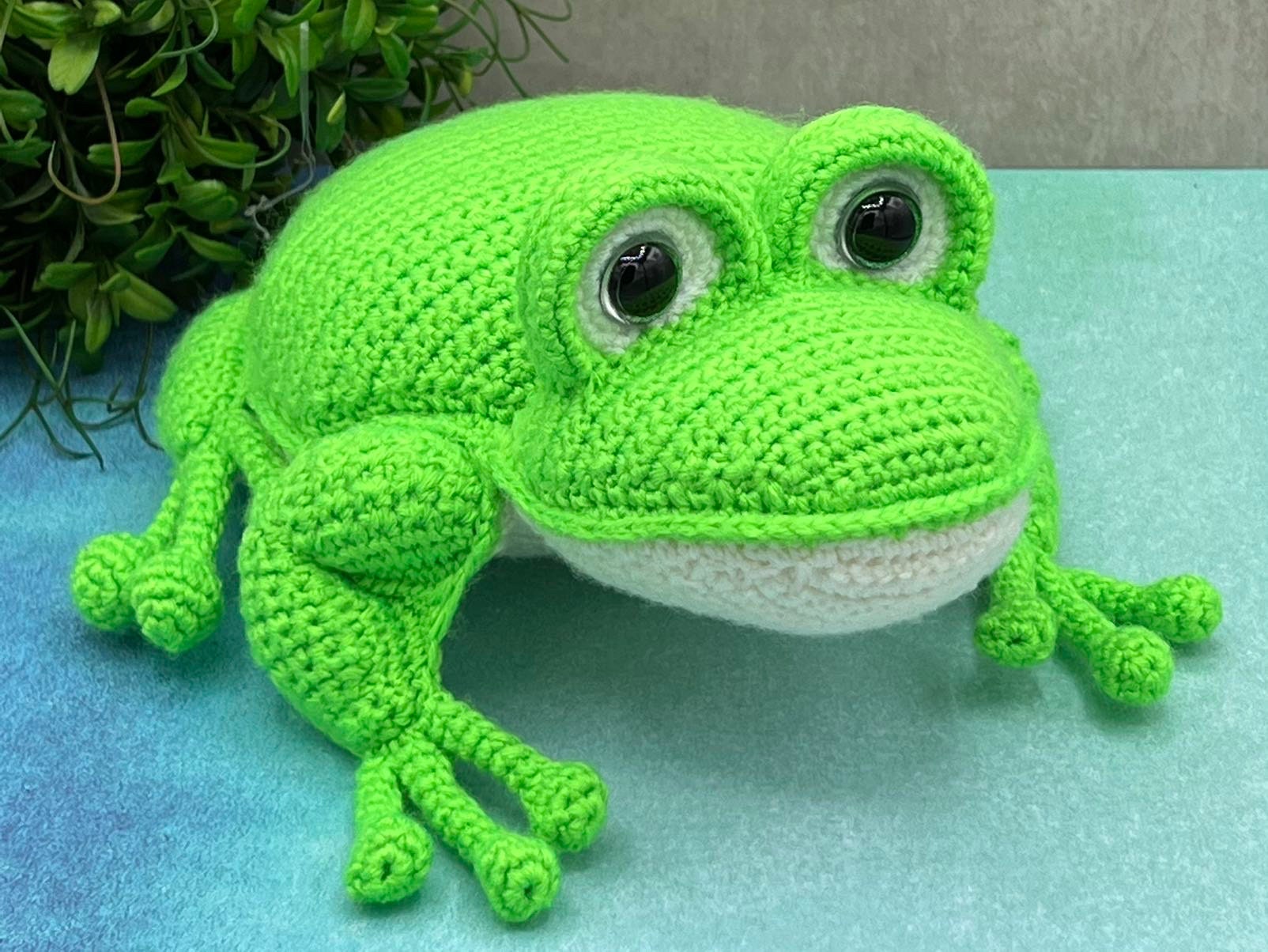 Crochet Frog Amigurumi Handmade Frog Frog Toy Stuffed - Etsy