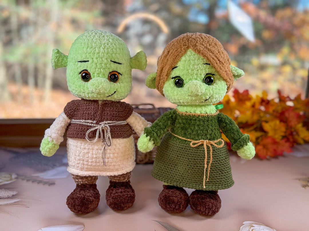 Sweet Little Ogres, 10.5 Inches, Crochet Plushie, Handmade, Comfort Toy ...