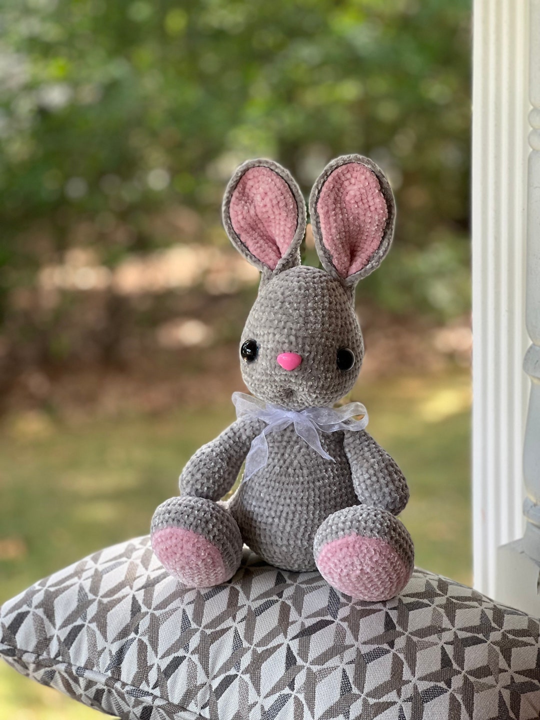 Crochet Super Soft Bunny, Crochet Plushie, Amigurumi Handmade Rabbit ...