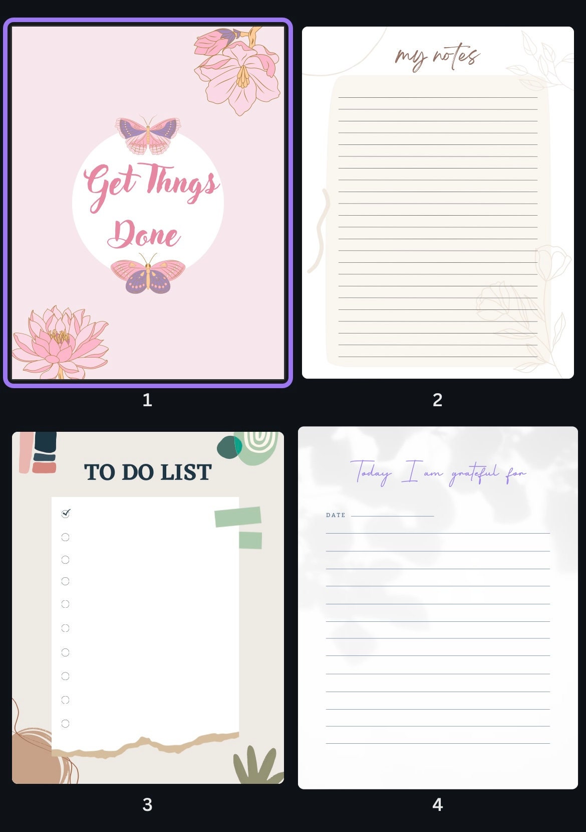 Digital Planner / Printable or Fillable / Instant Download - Etsy