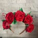 Red Roses Headpiece - Etsy