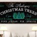 Custom Christmas Tree Farm Sign Vintage Xmas Décor Rustic - Etsy