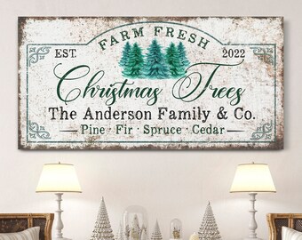 Tree Farm Name Sign - Etsy