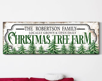 Custom Christmas Tree Farm Sign Old Fashioned Christmas - Etsy