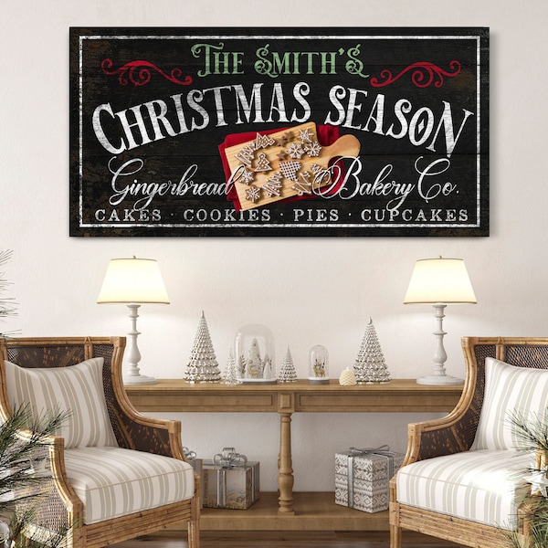 Christmas Bakery Sign - Etsy