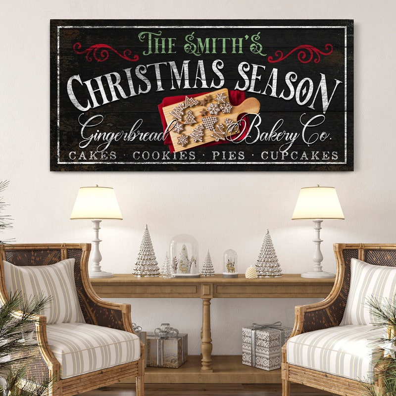 Christmas Bakery Sign - Etsy