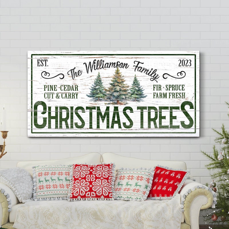 Christmas Tree Sign - Etsy