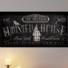Custom Haunted House Sign, Family Name Decor, Haunted Mansion Entryway ...