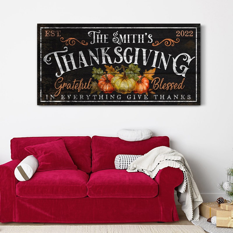 Thanksgiving Signs - Etsy