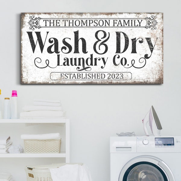 Wooden Laundry Sign - Etsy
